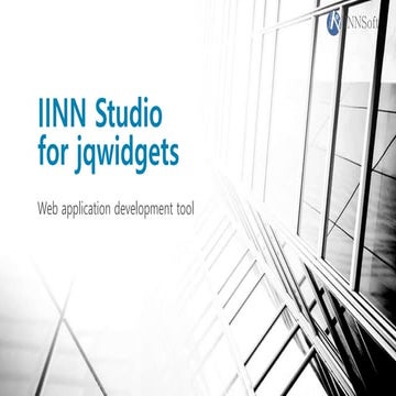iinn studio for jQWidgets by iinnsoft | PPT