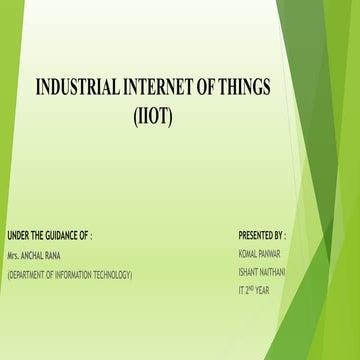 industrial internet of things(IIOT) and its application .pptx