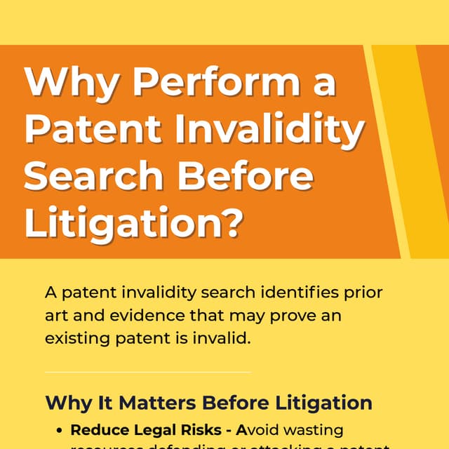 Why Perform a Patent Invalidity Search Before Litigation | Key Benefits ...