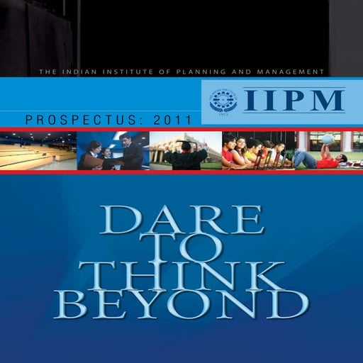 Iipm prospectus-2011 | PDF
