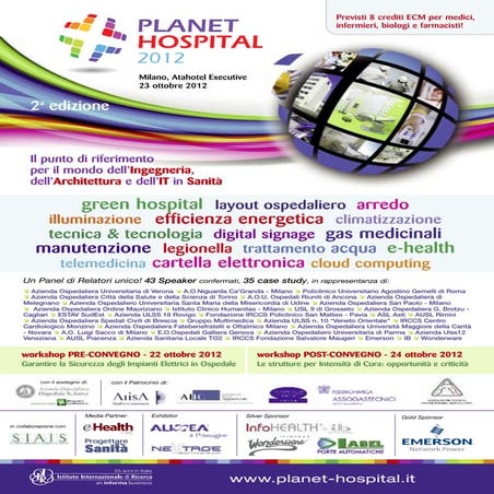 planet hospital 2012 | PDF | Healthcare Industry | Industries