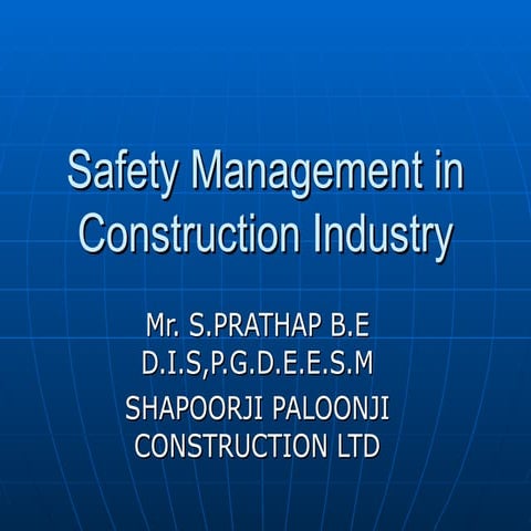 IISM Presentation.ppt Construction safety | PPT