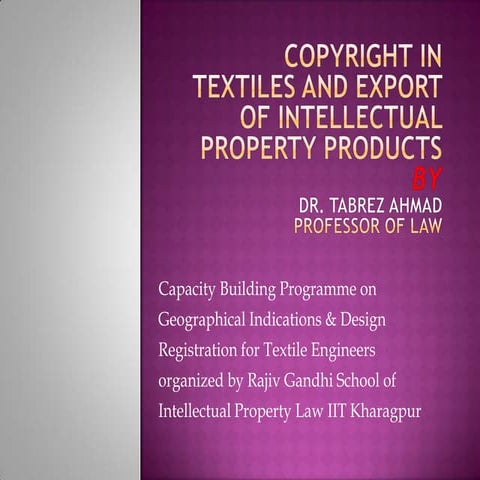 IIT,IPR Seminar | PPTX
