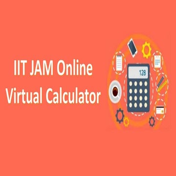 IIT JAM virtual calculator | PPTX