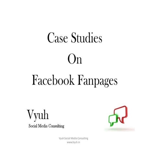 Case Studies on Facebook fan pages | PPTX