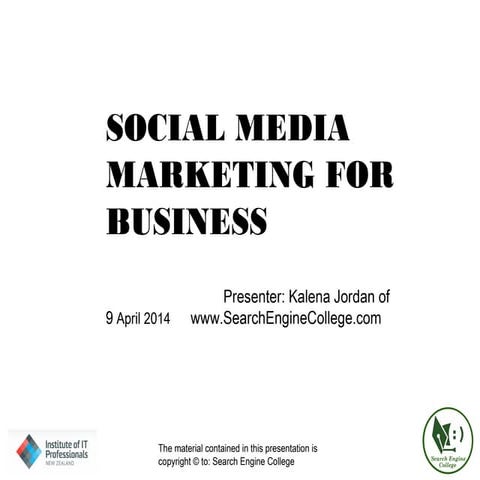 Intro to Social Media Marketing for Business | ODP