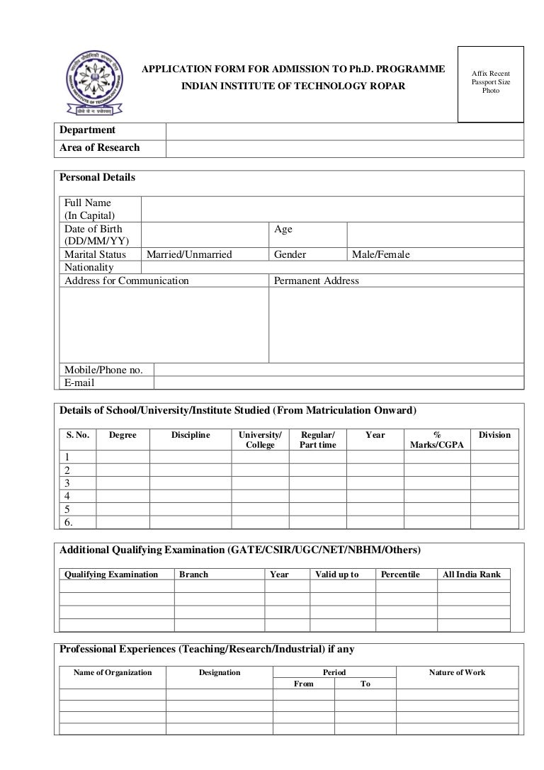 Iitr ph d_appln_form_2010