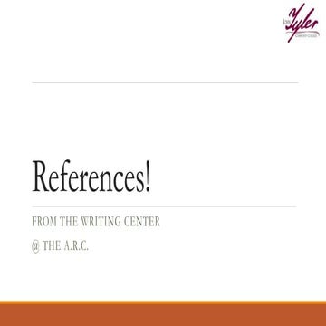 References | PPT