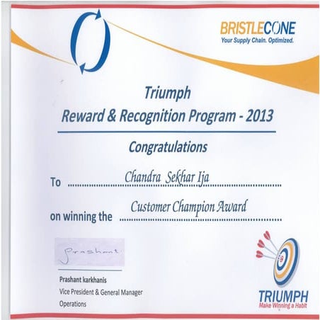 Customer Champion Award | PPT