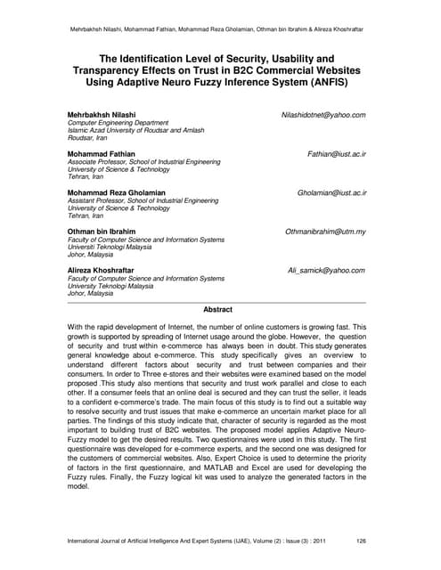 User Acceptance Of Internet Banking In Indonesia: Initial, 55% OFF