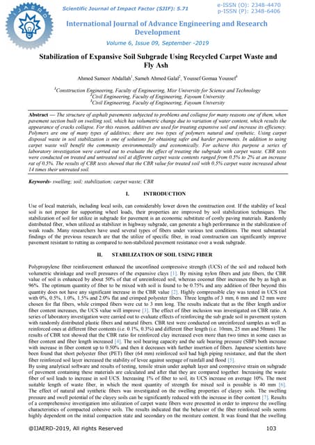 Plastic as a soil stabilizer | PPTX