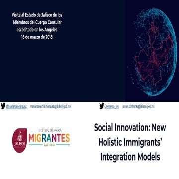 Ijami social innovation new holistic immigrants integration models | PPT