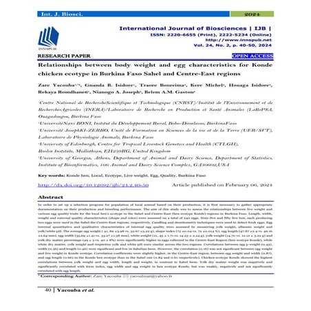 Philippine Native Chicken: The BANABA NATIVE CHICKEN of CALABARZON | DOCX