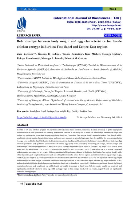 Philippine Native Chicken: The BANABA NATIVE CHICKEN of CALABARZON | DOCX