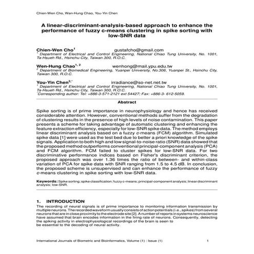 Spike sorting-tutorial | PPT