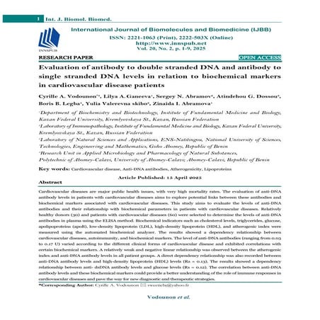 Evaluation of antibody to double stranded DNA and antibody to single ...