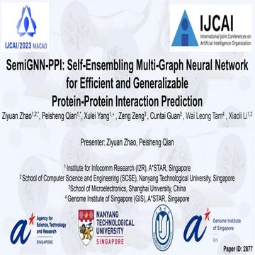 [IJCAI 2023] SemiGNN-PPI: Self-Ensembling Multi-Graph Neural Network for Efficient and ...