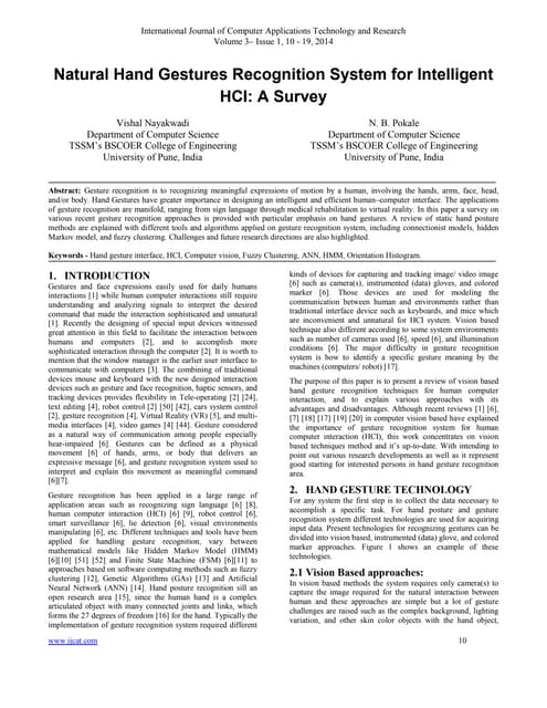 Hand Segmentation Techniques to Hand Gesture Recognition for Natural ...