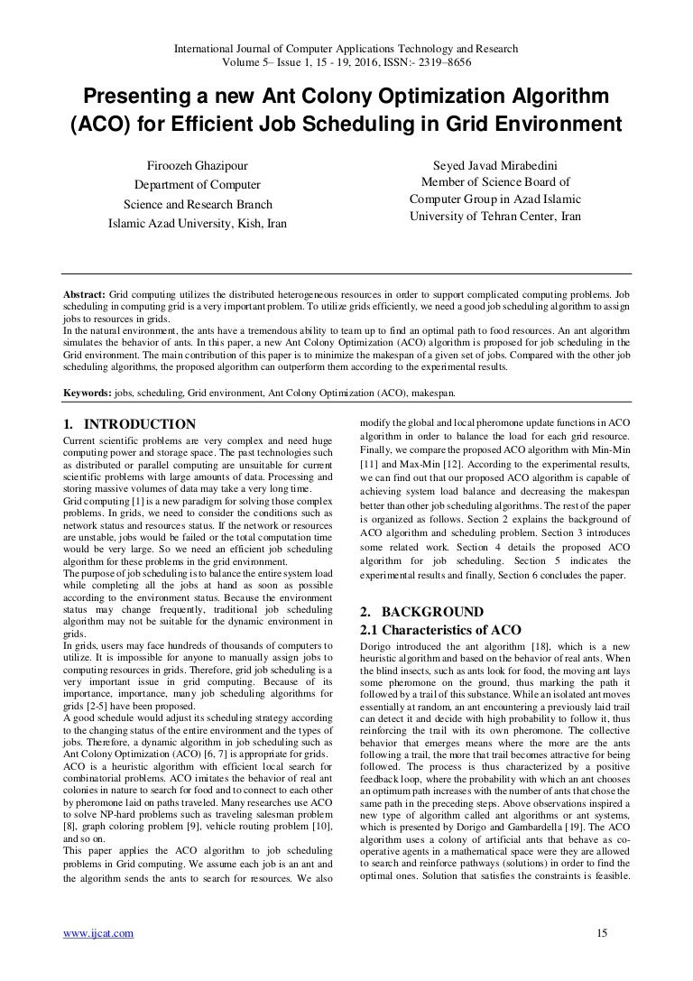 Presenting a new Ant Colony Optimization Algorithm (ACO) for Efficien…