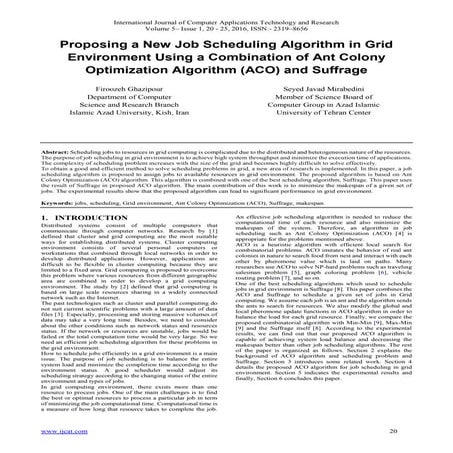 Proposing A New Job Scheduling Algorithm In Grid Environment Using A 5385