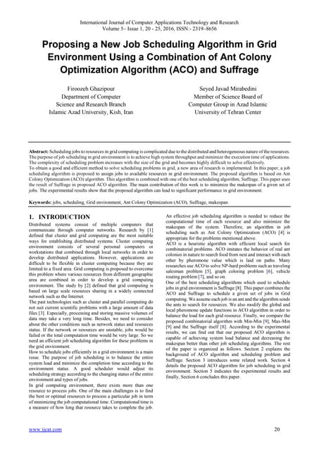 Proposing A New Job Scheduling Algorithm In Grid Environment Using A 5385