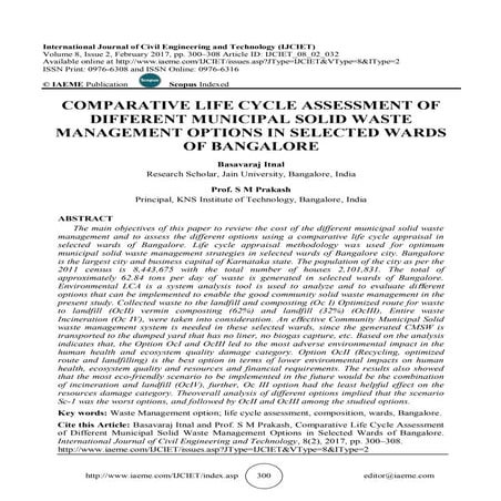 Route optimization of community solid waste management in selected ...