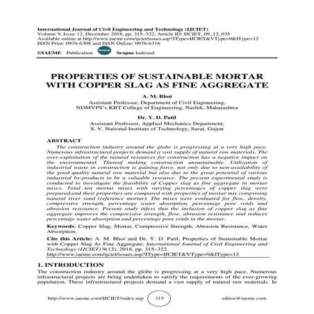Experimental Investigation of Properties of Concrete with Partial ...