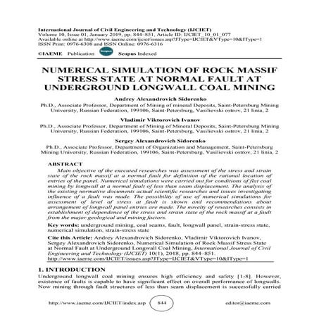 Longwall mining at shallow depth | PDF
