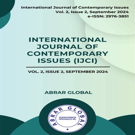 International Journal of Contemporary Issues | PDF | Free Download