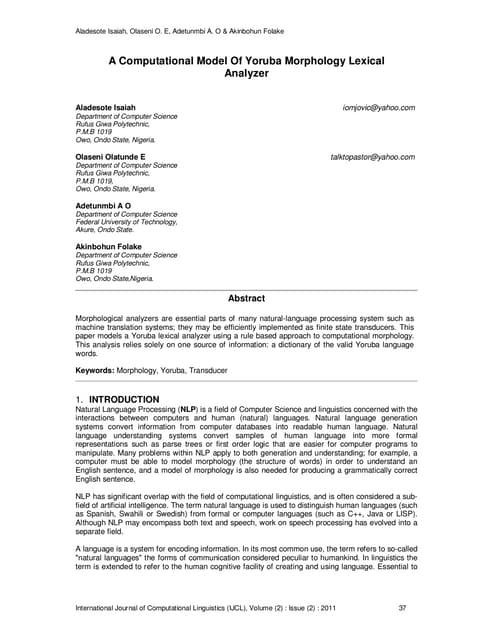 Natural language processing | PPT