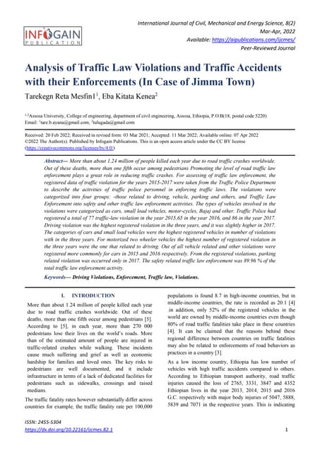 Case study on road accidents | DOCX | Injuries | Diseases and Conditions