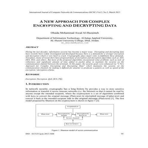 Caesar Cipher Method Design And Implementation Based On Java C An
