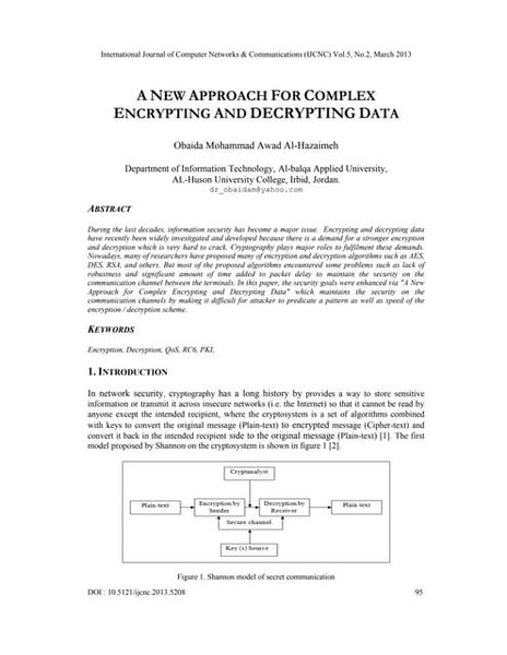 Caesar Cipher Method Design And Implementation Based On Java C An