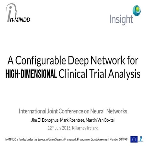 A Configurable Deep Network for High Dimensional Clinical Trial ...
