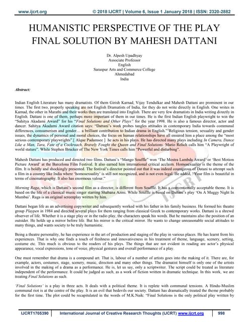 Final solutions | PPTX