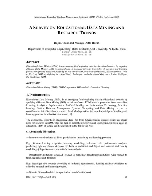 Recognition Of Slow Learners Using Classification Data Mining Techniques Pdf 4555