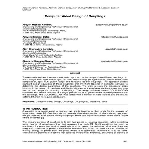 Design of couplings | PPTX