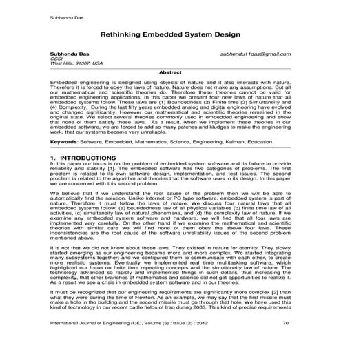 Rethinking Embedded System Design Pdf 