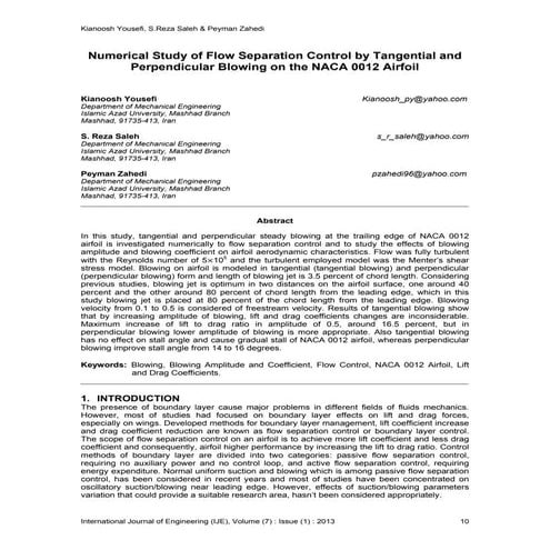 Aerodynamic Analysis of the Liebeck L2573 High-Lift Airfoil | PDF