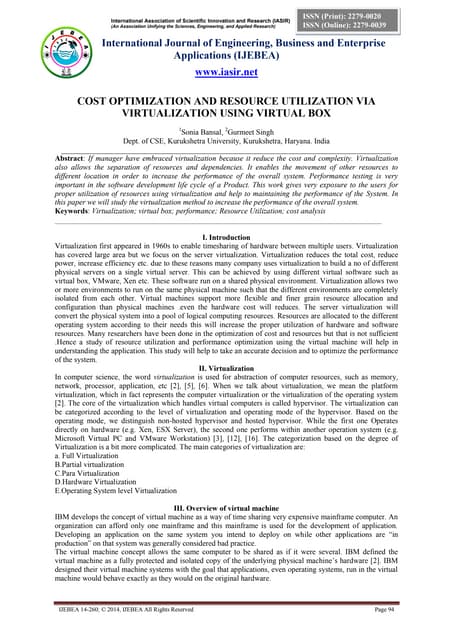 Virtualization in Cloud Computing and Machine reference Model | PPTX