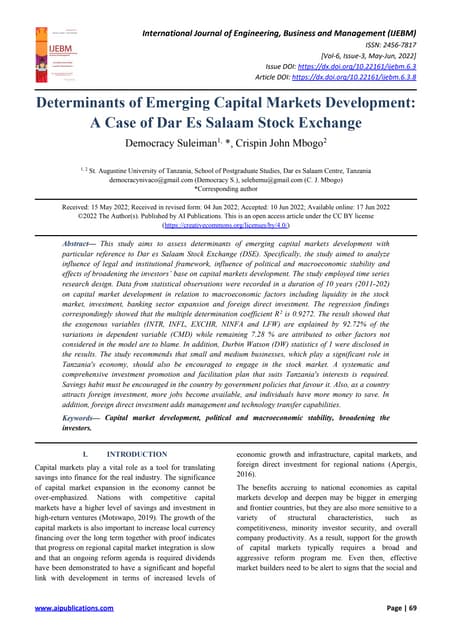 Chapter 1 Functions and Roles of the Financial System in the Global ...