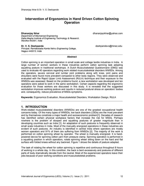 AN ERGONOMIC APPROACH TO DESIGN HAND BLOCK TOOL FOR TEXTILE PRINTING ...