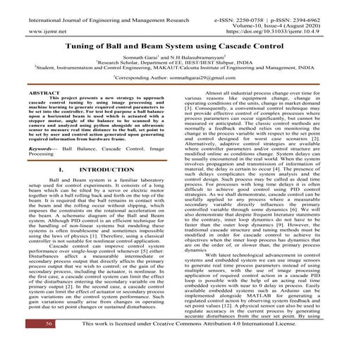 Tuning of Ball and Beam System using Cascade Control | PDF