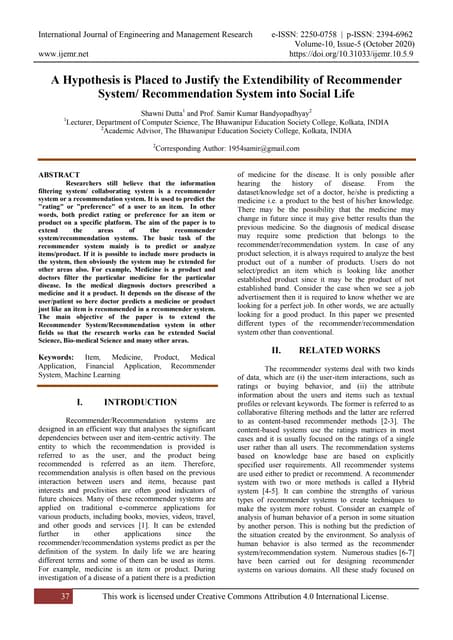 A doctor recommender system based on collaborative and content ...