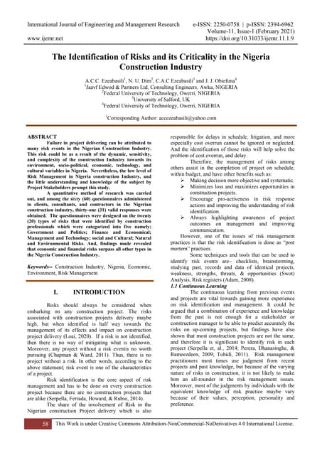 Construction Risks Type Docx