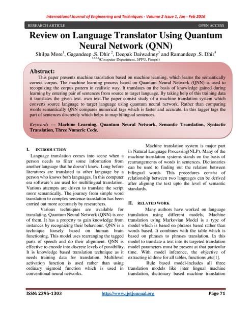 Applications of BERT in NLP and Understanding | PPTX