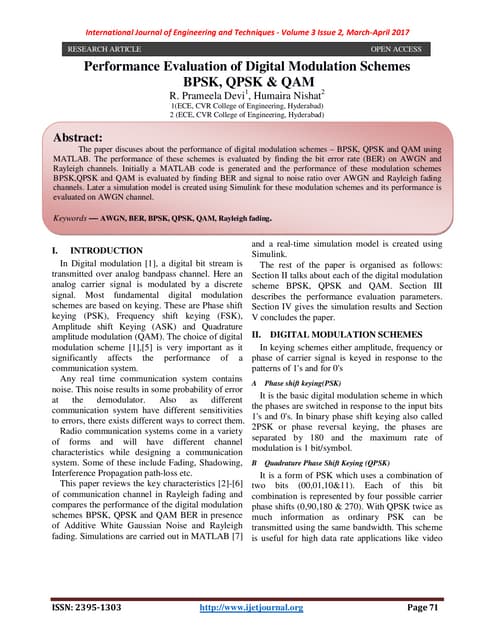 3.2 modulation formats bpsk, qpsk, oqpsk, | PDF