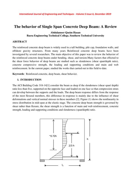 Design and Detailing of RC Deep beams as per IS 456-2000 | PPTX | Civil ...