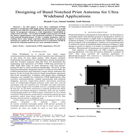 Design of Star-Shaped Microstrip Patch Antenna for Ultra Wideband (UWB ...