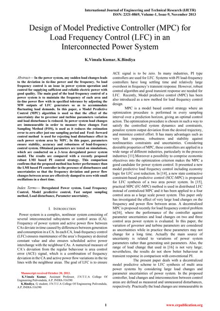 Two area system | PDF